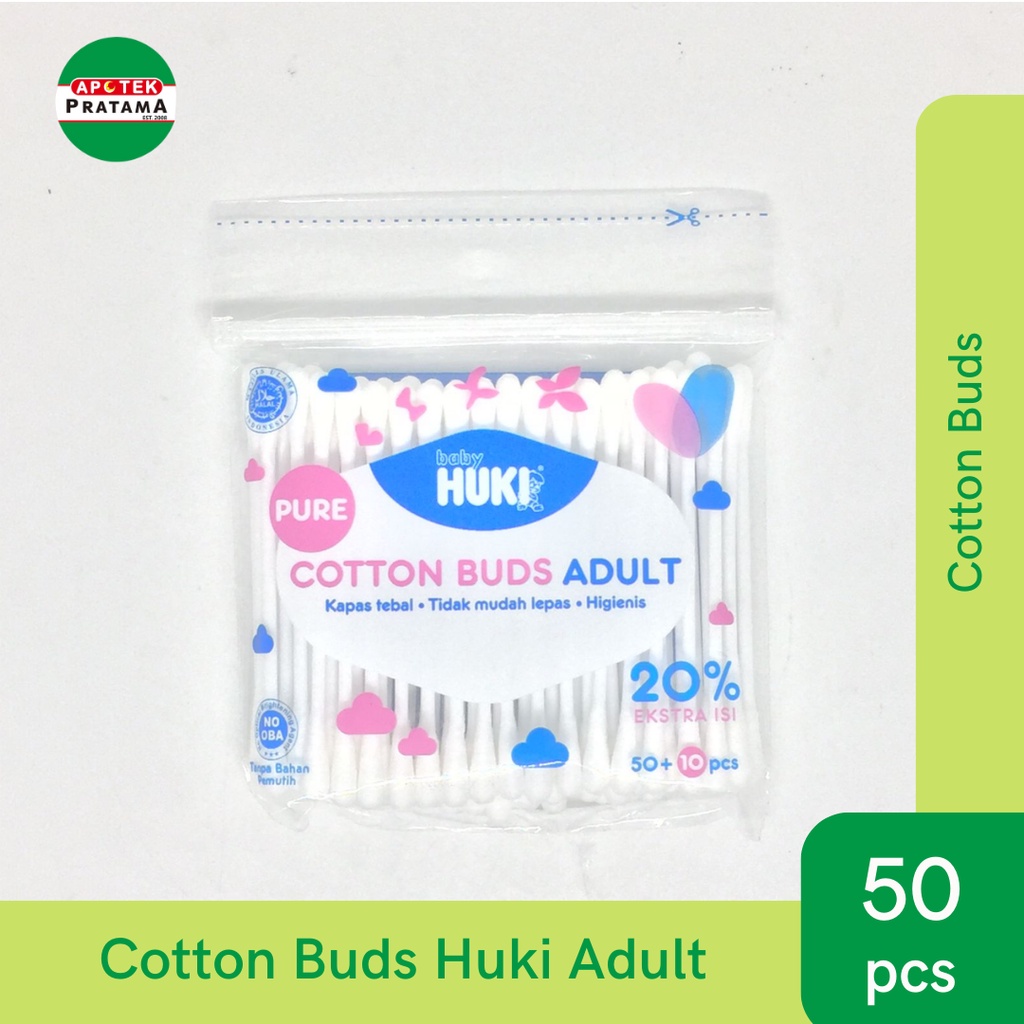 Jual COTTON BUD HUKI ADULT 50’S / COTTON BUD HUKI DEWASA | Shopee Indonesia