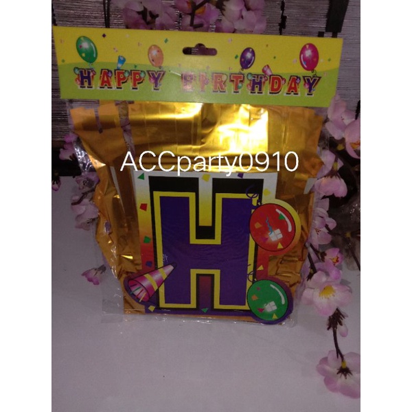 Jual Banner Happy Birthday Rumbai / Banner Ulang Tahun Rumbai | Shopee ...