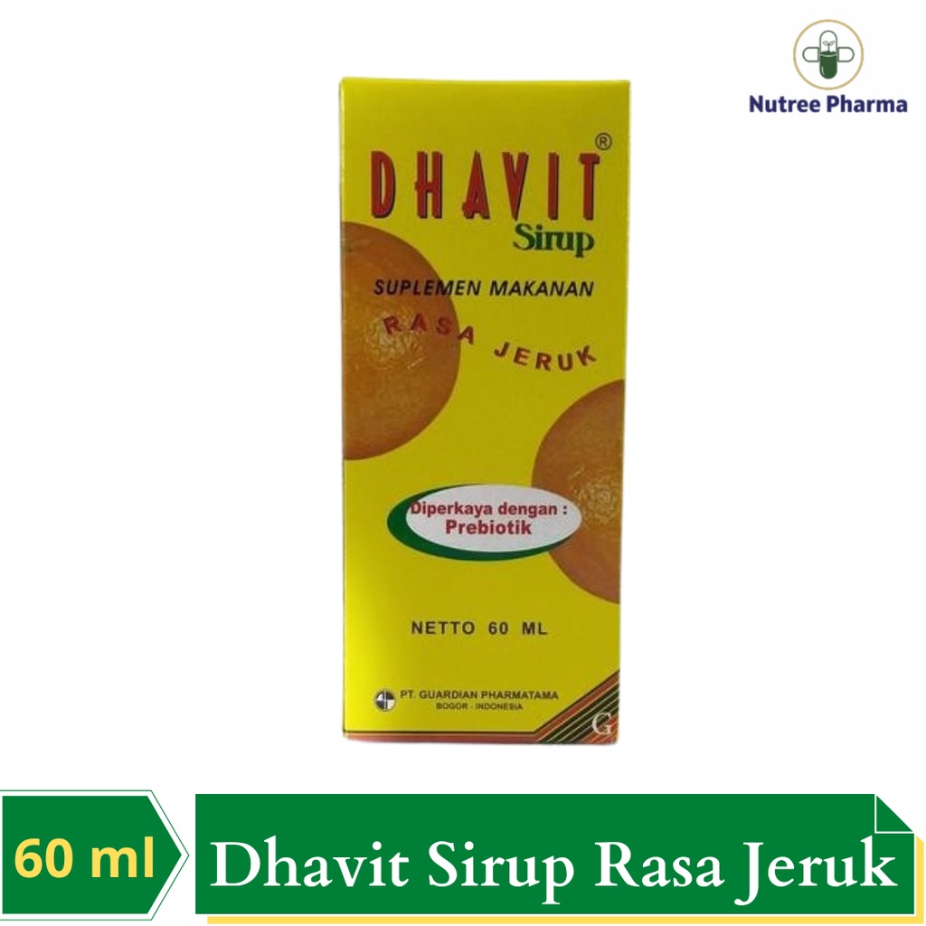 Jual Dhavit Sirup Rasa Jeruk 60 ml | Shopee Indonesia