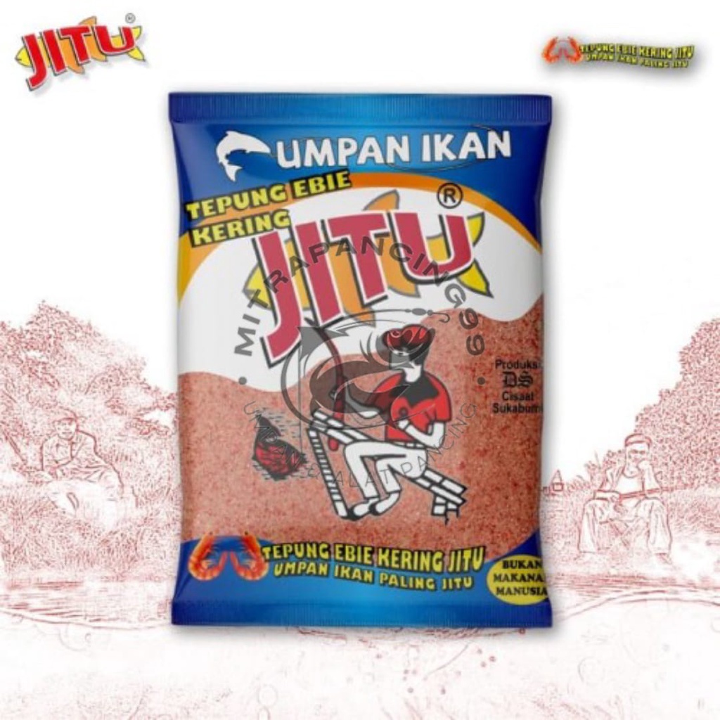 Jual Umpan Jitu Tepung Ebie Kering Biru - Umpan Pancing Ikan 1 Pcs ...