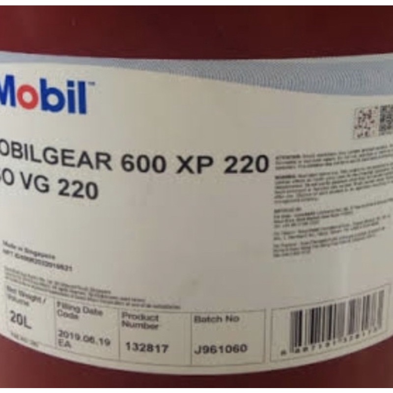 Jual Oli Gear MOBILGEAR 600 XP 220 Iso vg 220 | Shopee Indonesia