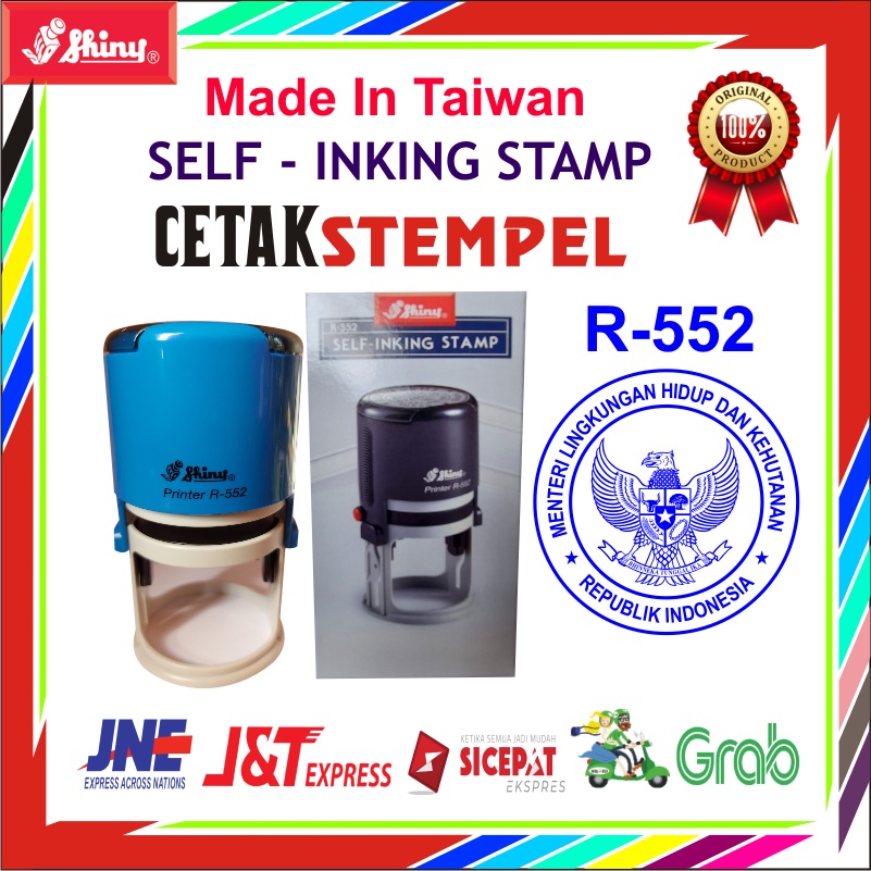 Jual SETEMPEL CAP STEMPEL SHINY R-552 OTOMATIS KANTOR PERUSAHAAN TOKO SEBAGUNA | Shopee Indonesia