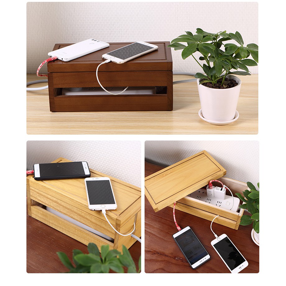 Jual Kotak Penyimpanan Kabel Listrik Organizer Kabel Charger Wire Cable ...