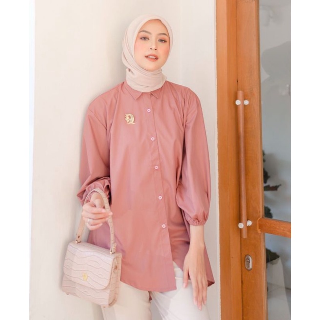 Jual DONA BLOUSE DIANA RESTU (ROSE SM) | Shopee Indonesia