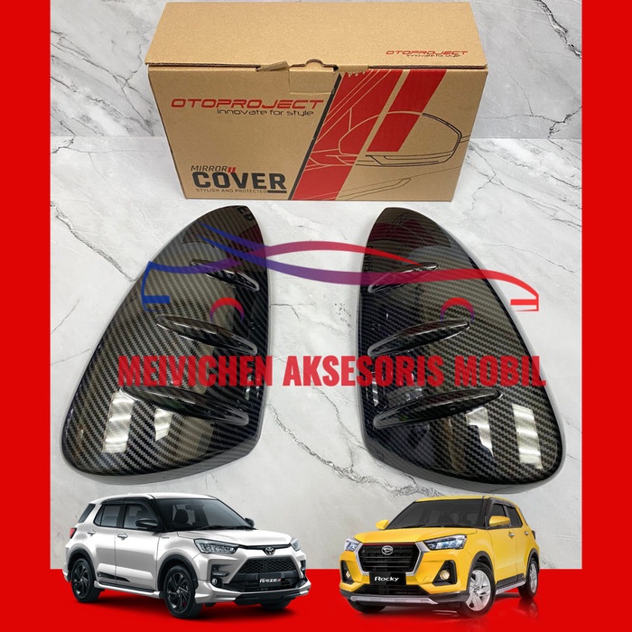 Jual Mirror Cover Spion Carbon Rocky Raize 2018 - 2023 Otoproject ...