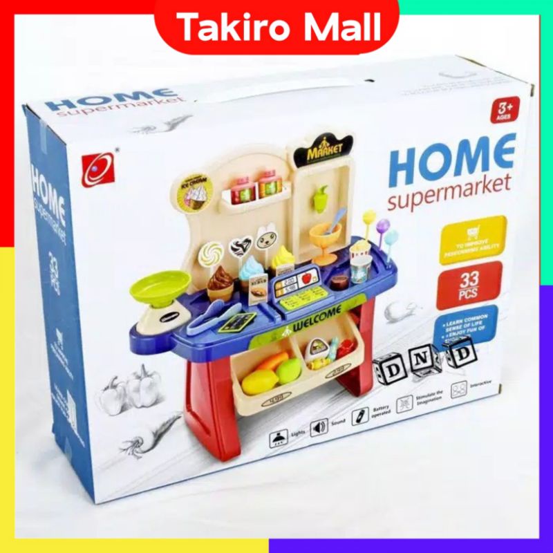 Jual Mainan Permainan Maenan Edukasi rak kasir kasiran Jualan ...