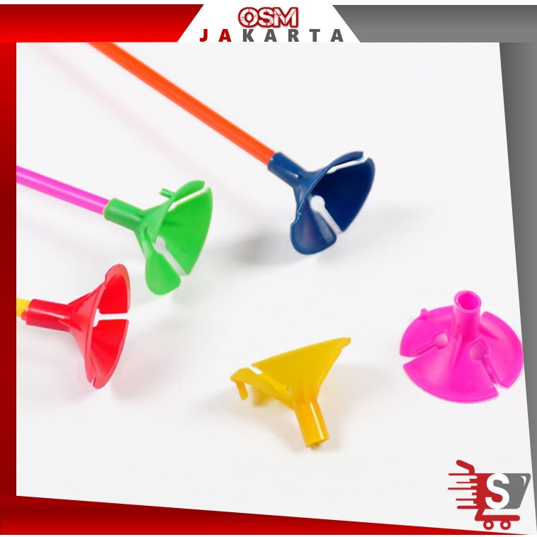 Jual OSM JKT 5509 Tangkai Balon / Gagang Balon / Stik Balon Warna Warni ...