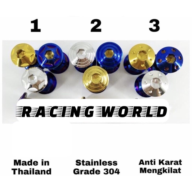 Jual BAUT CAKRAM BAUT DISC BAUT PIRINGAN PROBOLT HENG THAILAND UNIVERSAL HONDA YAMAHA | Shopee ...