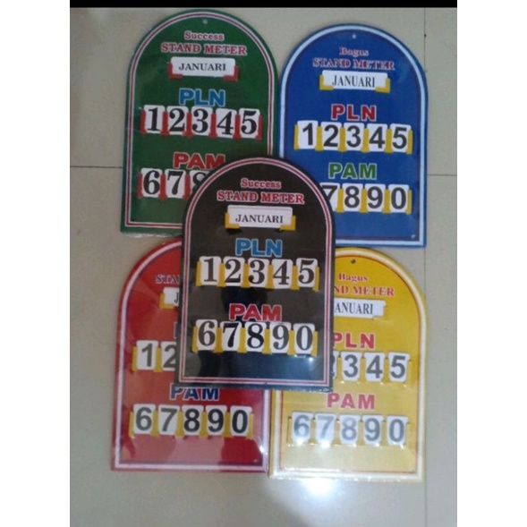 Jual papan stand meter PLN dan PDAM | Shopee Indonesia
