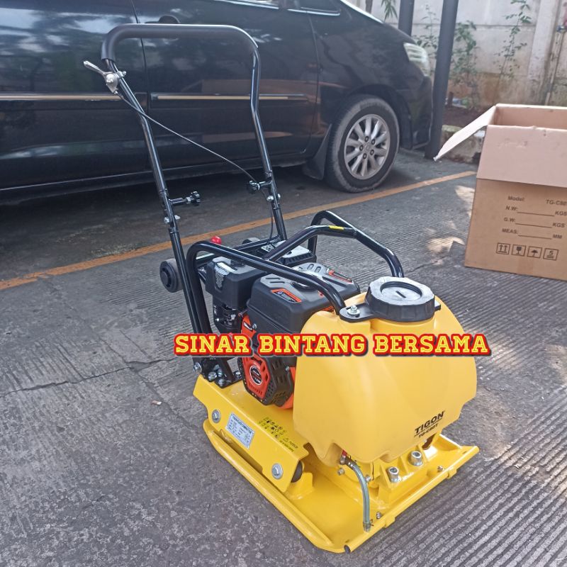 Jual MESIN PEMADAT TANAH | PLATE COMPACTOR TIGON TG-C80T | Shopee Indonesia