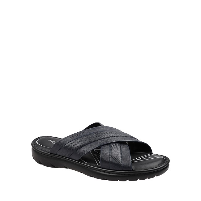 Jual Obermain Sandal Pria GUNDER PARKEN -CROSS Navy OJ6208NV | Shopee ...