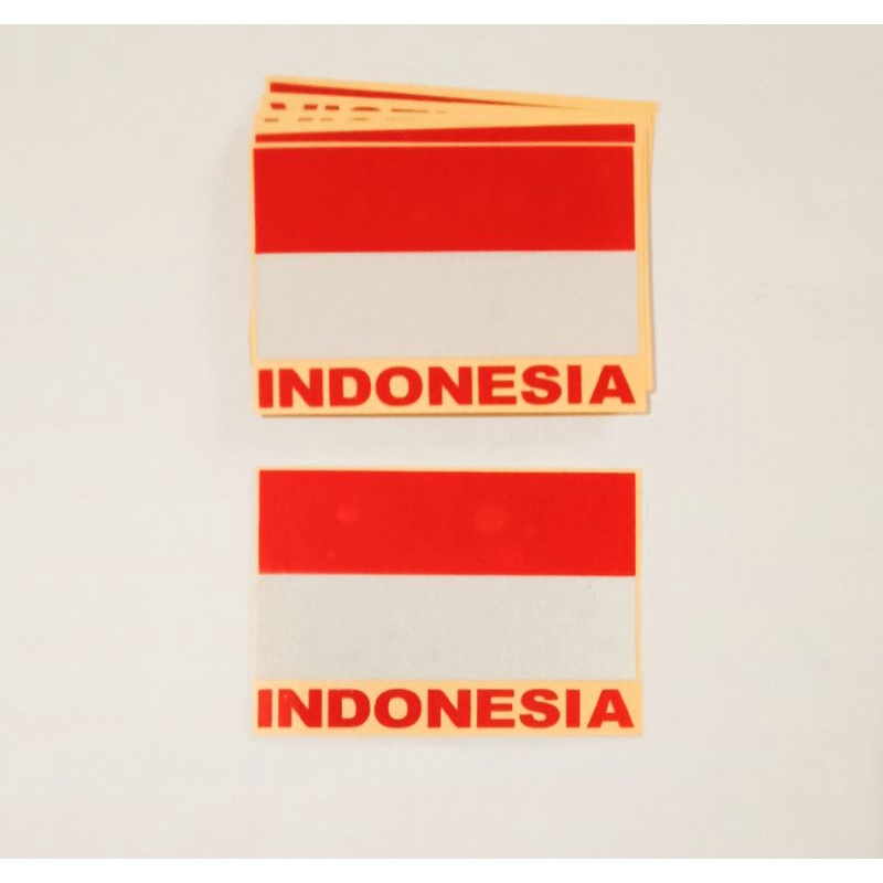 Jual STICKER BENDERA INDONESIA Stiker Bendera CUTTING | Shopee Indonesia