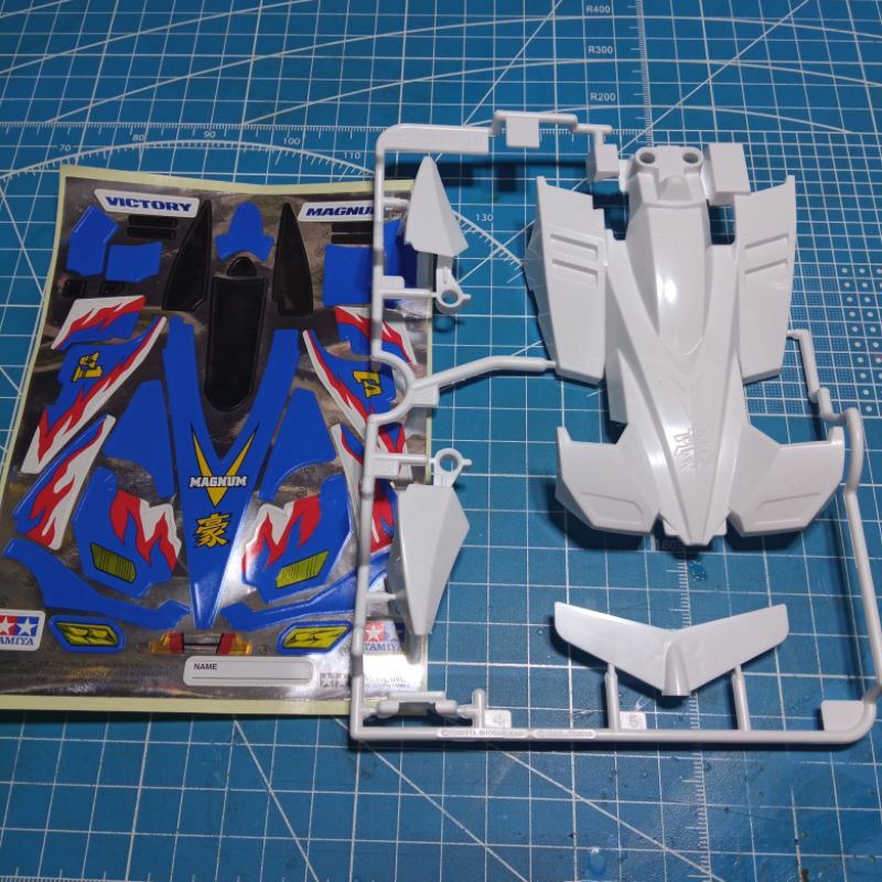 Jual Tamiya body victory magnum permium + decal / body tamiya / body ...