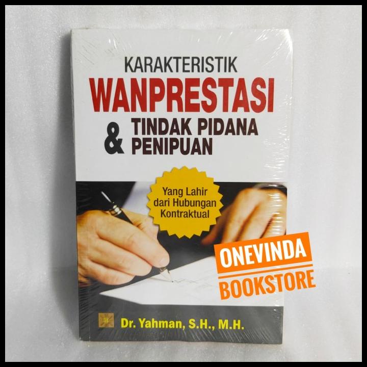 Jual Buku Karakteristik Wanprestasi & Tindak Pidana Penipuan | Daisy ...