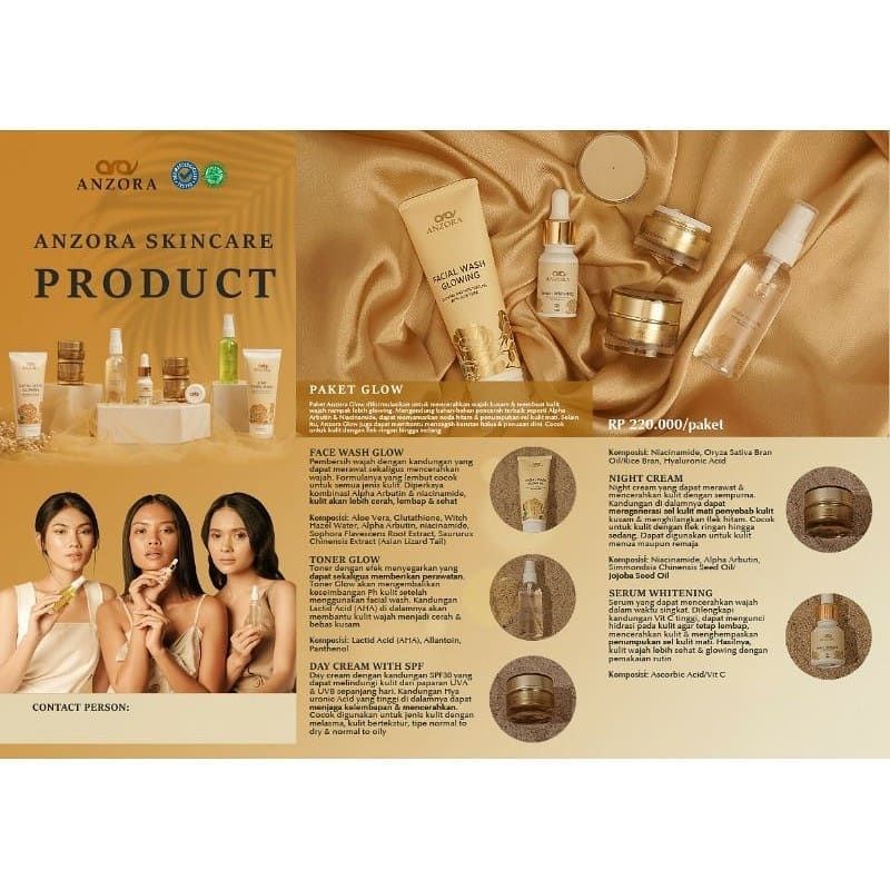 Jual Anzora 3 paket ( GLOW ) | Shopee Indonesia