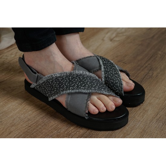 Jual Dya_Shoes - Greydi Abu - Sandal Wanita Flat Shoes (Limited Stok ...