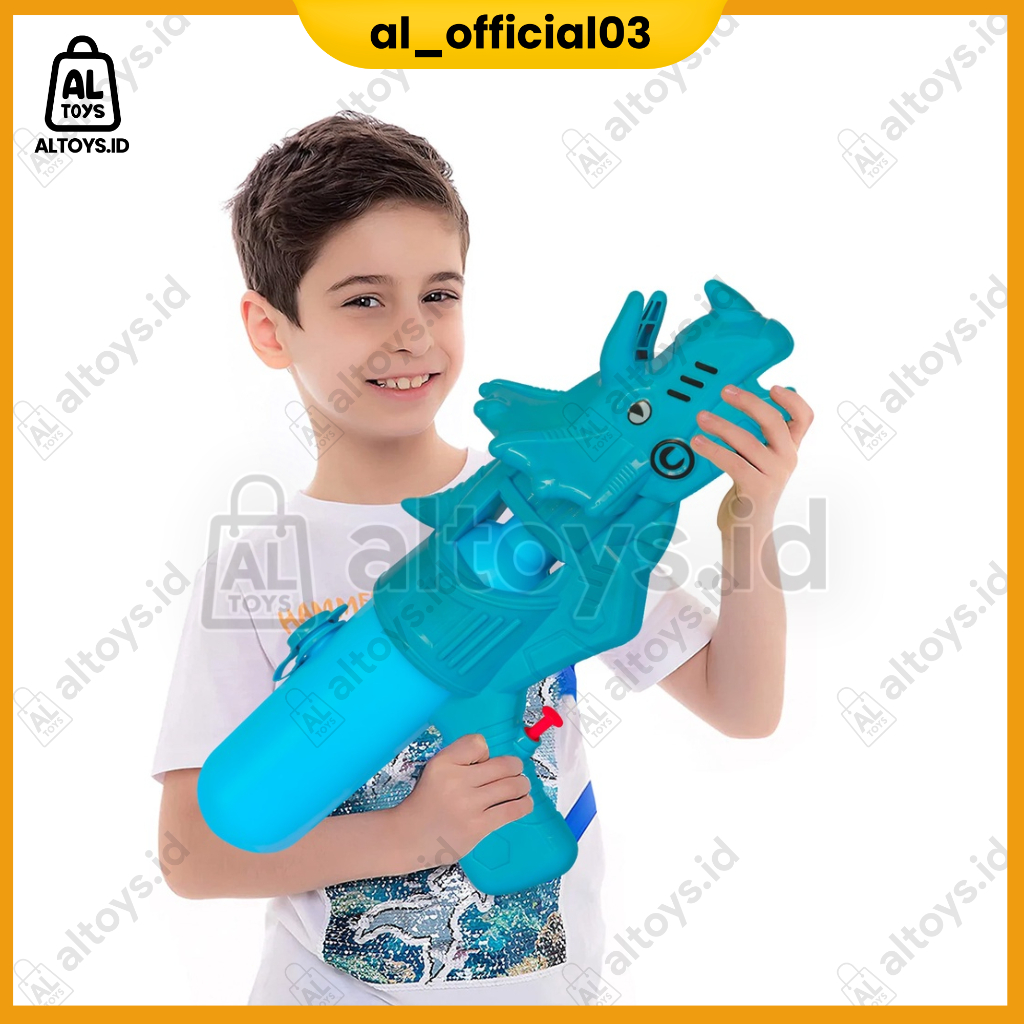 Jual Mainan Water Guns Triceratop / T-Rex Tembak Air Dinosaurus Besar ...
