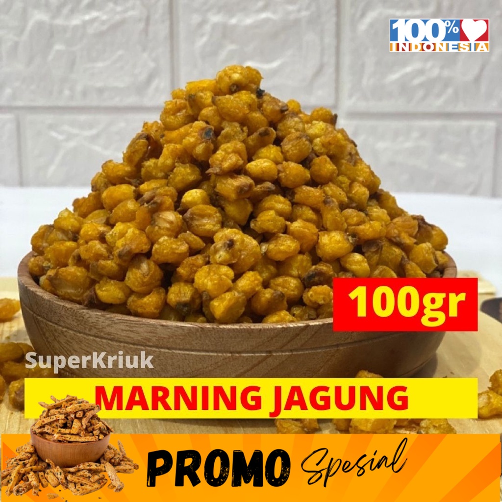Jual Keripik Marning Jagung Original Pedas 100gr | Shopee Indonesia