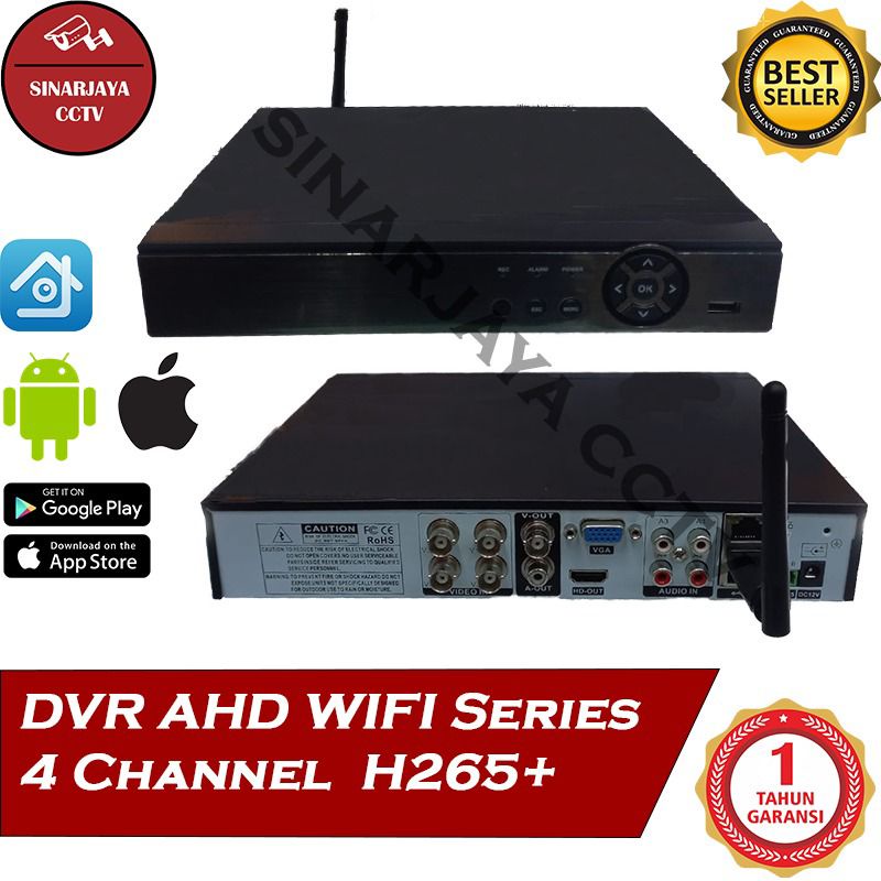 Jual DVR Hybrid AHD 5MP Cctv Wifi Series 4Ch-8Ch-16Ch Garansi 1Tahun ...