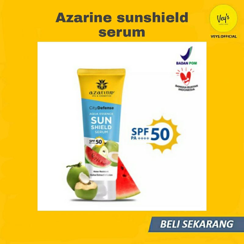 Jual [ SPF 50 ] AZARINE AQUA ESSENCE SUN SHIELD SERUM SPF50 PA ...