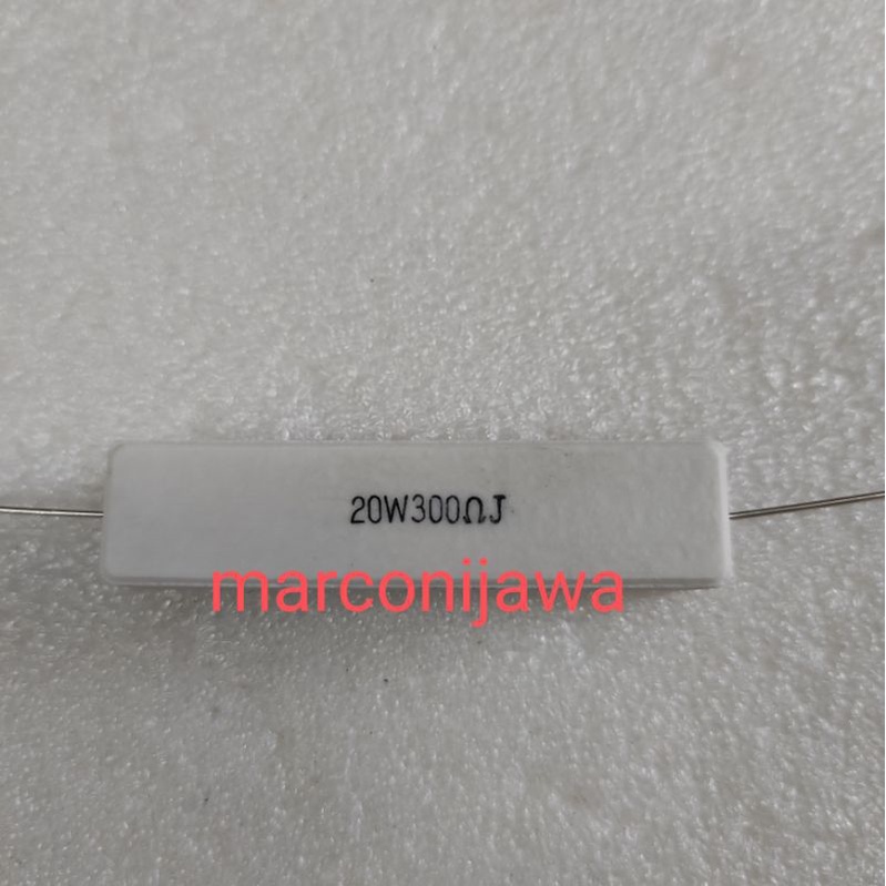 Jual Resistor 20wat 300 ohm putih | Shopee Indonesia