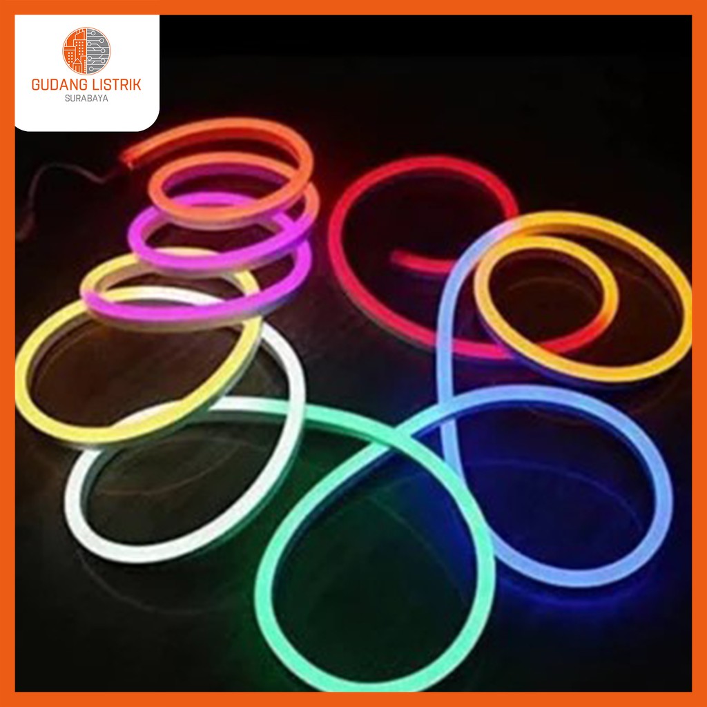 Jual Neon Flex RGB LED 7 Warna / Selang LED RGB - 10meter | Shopee ...
