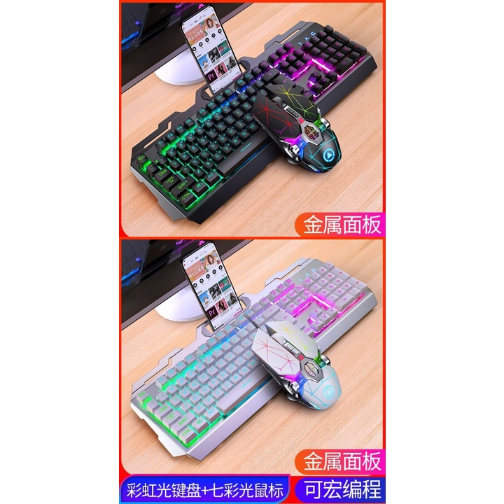 Jual YINDIAO GOLDEN WOLF V2 GAMING FULLSET - Set Lengkap Mouse Keyboard ...