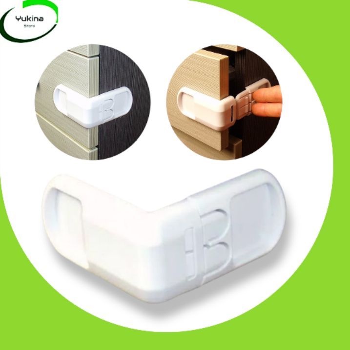 Jual Yukina - SAFETY LOCK / KUNCI PENGAMAN LACI RAK KULKAS LEMARI DARI ...