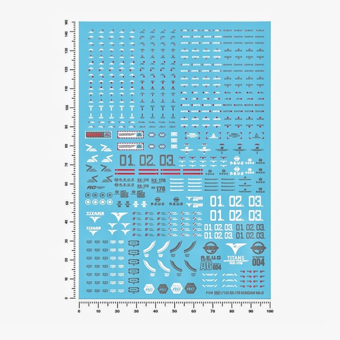 Jual Must Have!! Mg Rx-178 Gundam Mk-Ii Aeug Water Decal Artisan'S Club ...