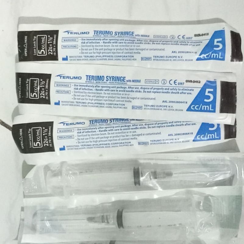 Jual Terumo spuit 5 cc per pcs | Shopee Indonesia