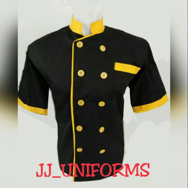 Jual Baju chef 009 - Kemeja Koki - Kemeja Chef - Seragam Waiters ...