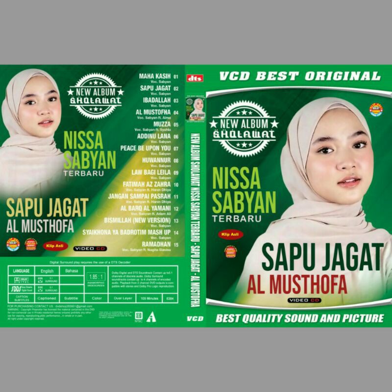 Jual Kaset Video Lagu Nissa Sabyan Sapu Jagat Al Musthofa | Shopee Indonesia