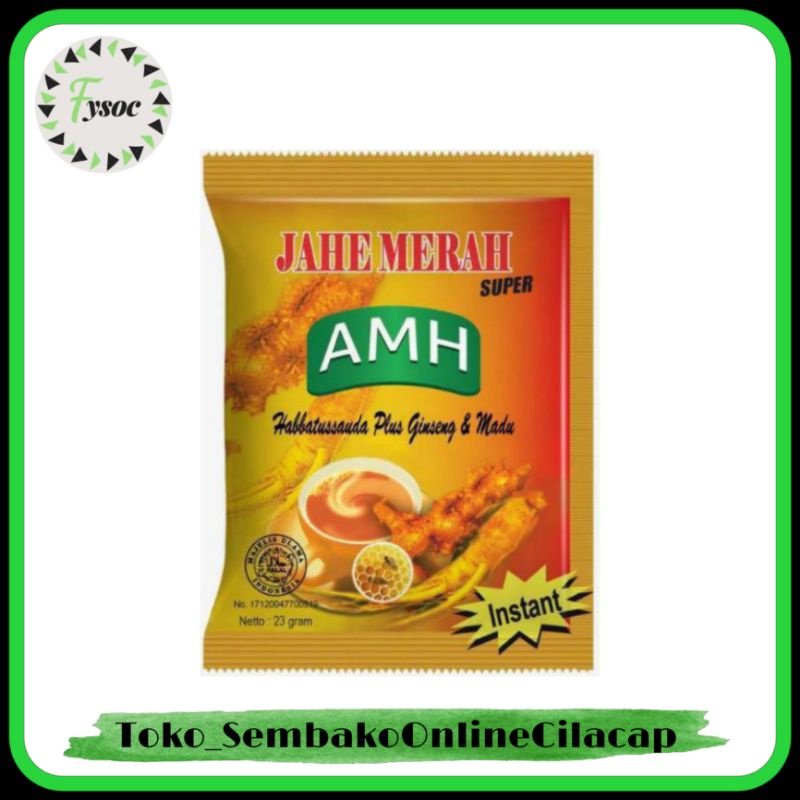 Jual AMH JAHE MERAH SUPER ( 20 GR X 10 PCS ) | Shopee Indonesia