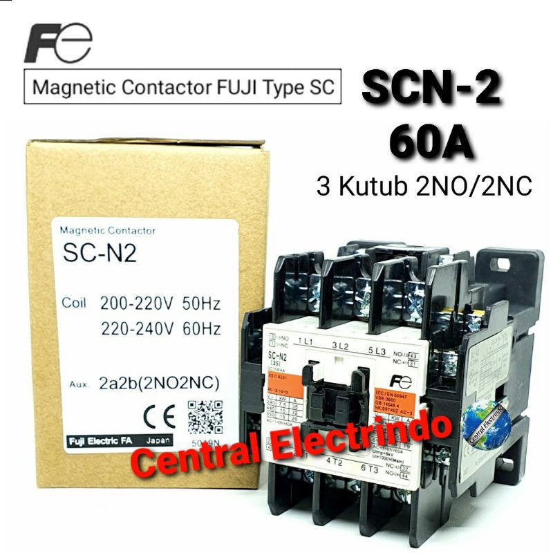 Jual Magnetic Contactor SC-N2 AC 220V. | Shopee Indonesia