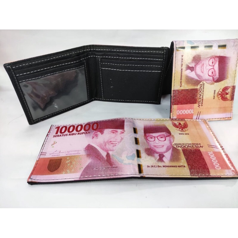 Jual Dompet gambar uang rupiah | Shopee Indonesia