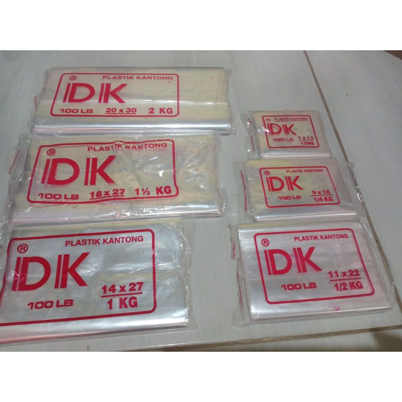 Jual plastik DK 1 ons 1/4kg 1/2kg 1kg 1 1/2kg 2 kg isi 100 lembar | Shopee Indonesia