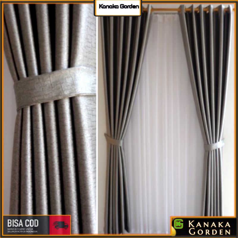 Jual Gorden Korden blackout import polos embosh jendela pintu kamar ...