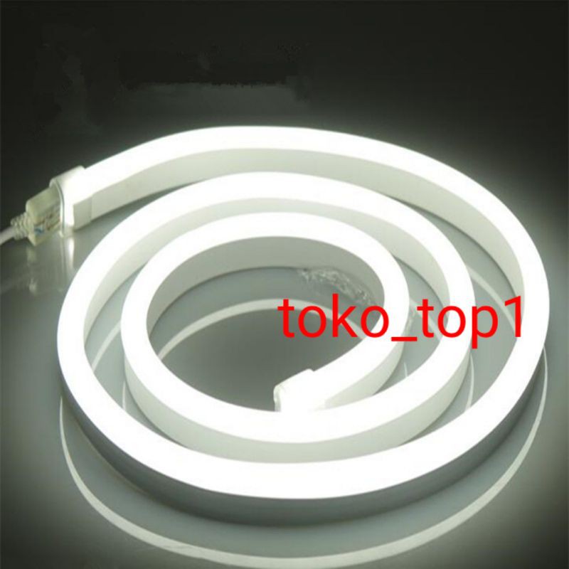 Jual LAMPU STRIP NEON / NEON FLEXIBLE 12v/ NEON FLEXIBLE LAMPU LED SELANG PANJANG 5M KUALITAS ...