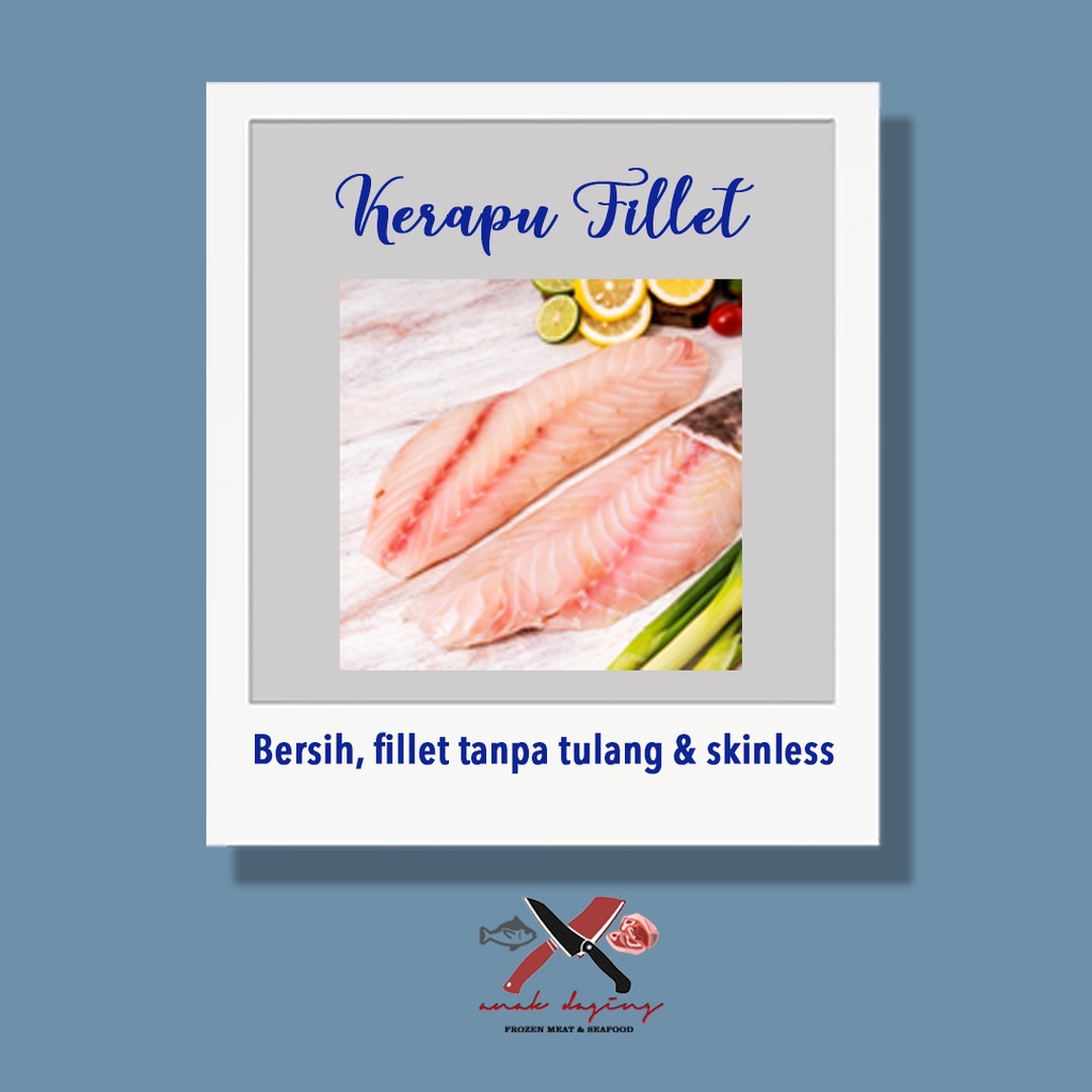 Jual Kerapu Fillet - Skinless (Premium Quality) | Shopee Indonesia