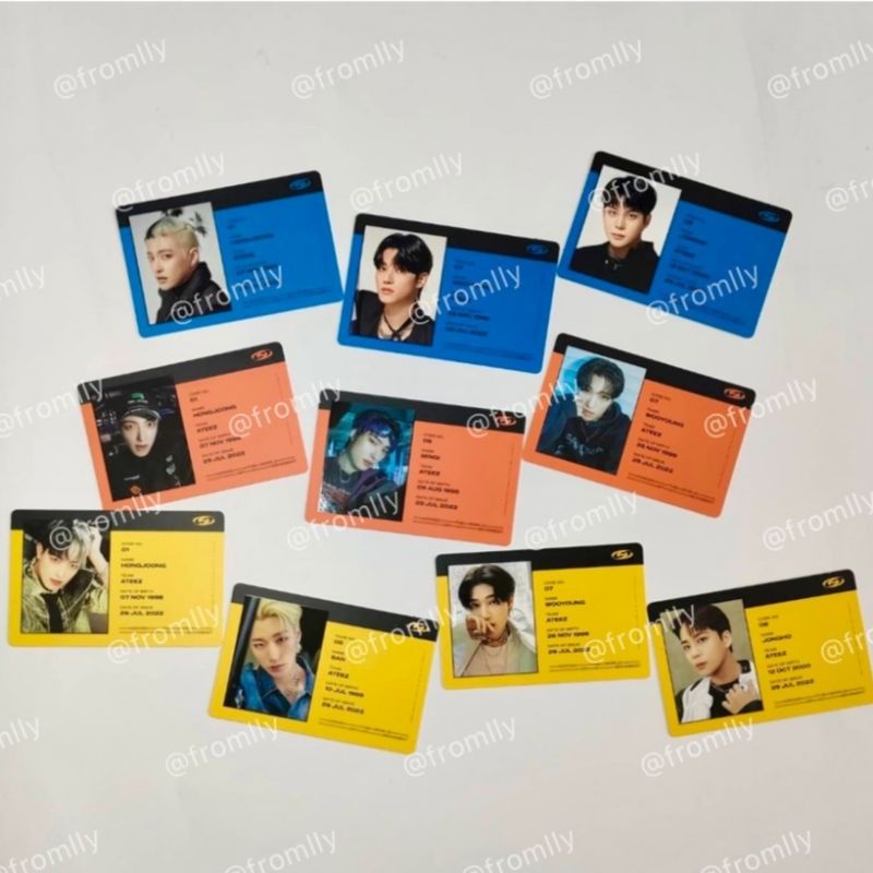Jual [READY] ATEEZ THE WORLD EP.1 : MOVEMENT ID CARD ALBUM A Z Diary ...