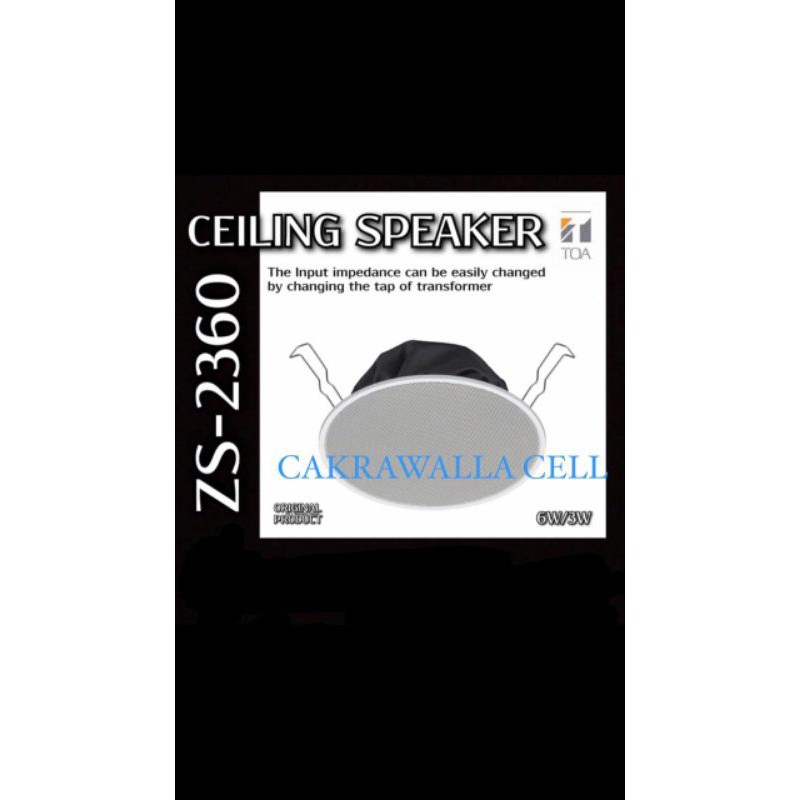 Jual SPEAKER CEILING TOA ZS-2360 6 watt | Shopee Indonesia