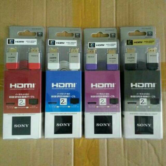 Jual Kabel hdmi to hdmi sony 2 meter | Shopee Indonesia
