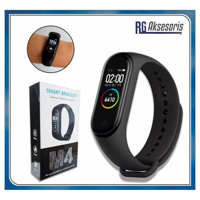 Jual Smart Watch M4 /smartwatch m4 Like Mi Band 4/ M 4 Smart Band SPORT ...
