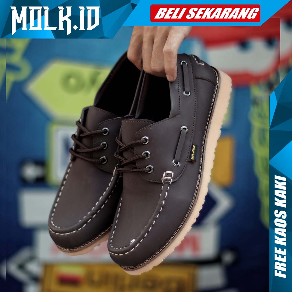 Jual MOLK|Sepatu Formal Casual Pria Original Kulit Syintetik Fashion ...