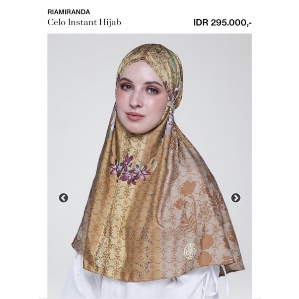 Jual Celo Instant Hijab Ria Miranda | Shopee Indonesia