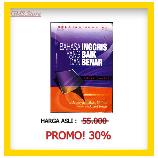 Jual BAHASA INGGRIS YANG BAIK DAN BENAR | Shopee Indonesia