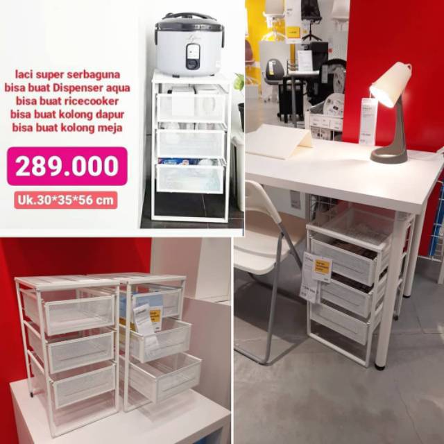 Jual Unit Laci Besi Serbaguna Laci Meja Kerja Laci File Laci Bertingkat ...