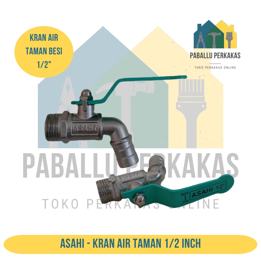 Jual Keran Air Taman 1/2" / Kran Air Taman 1/2 inch Asahi / Keran Air ...