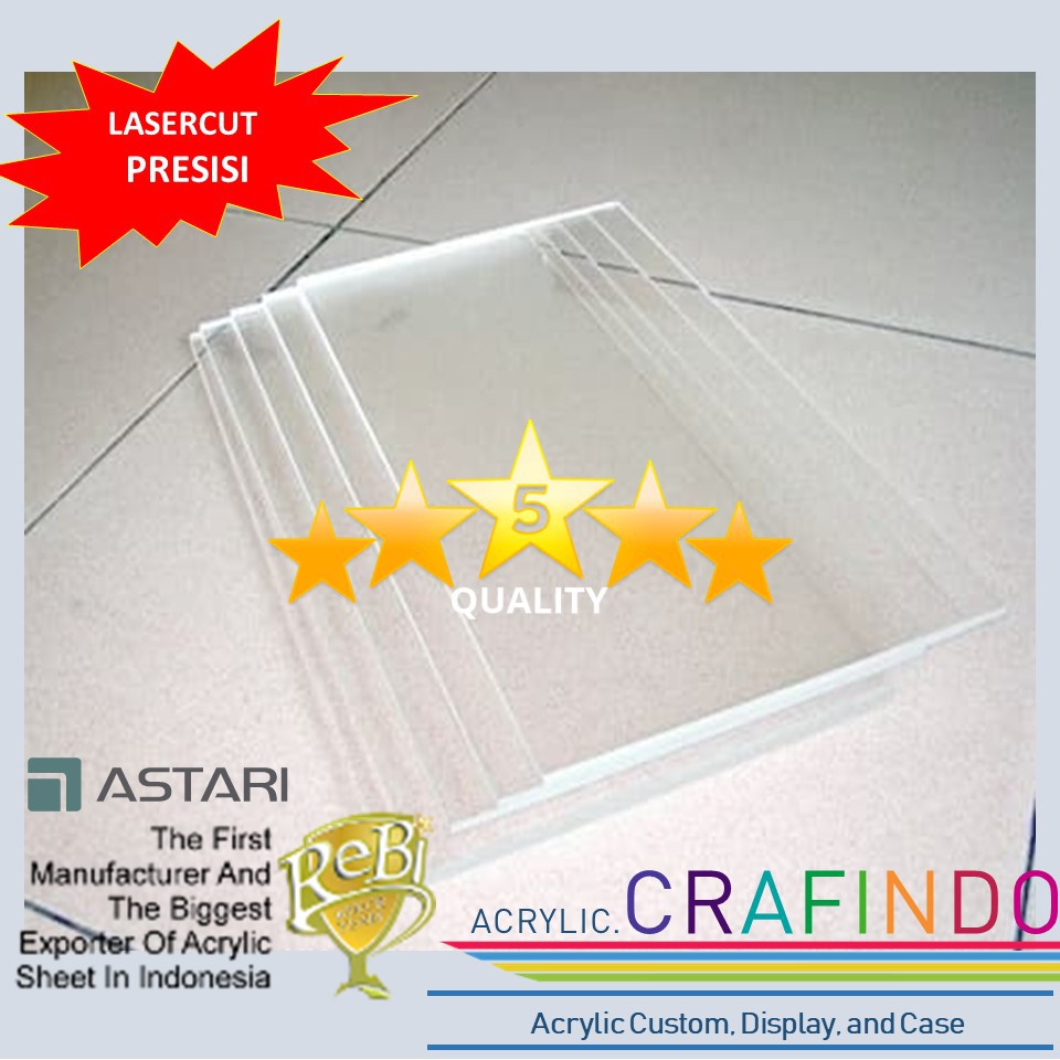 Jual Acrylic Sheet Mika Akrilik Lembaran Uk A4 | Shopee Indonesia