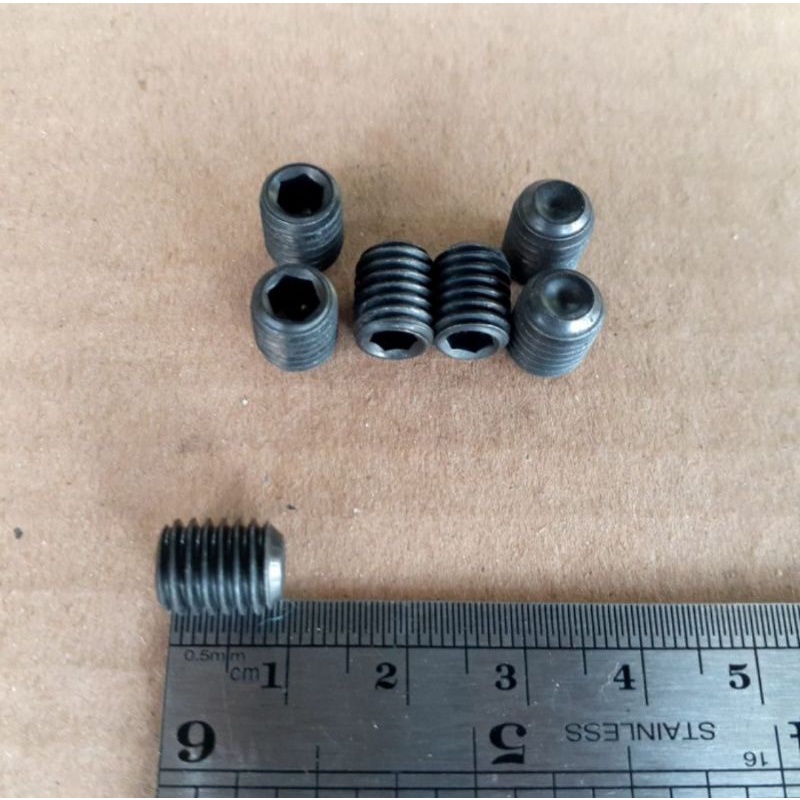 Jual BAUT L TANAM M8X10 BAJA HITAM / BAUT L TANAM M8 X 10 HITAM SOCKET ...